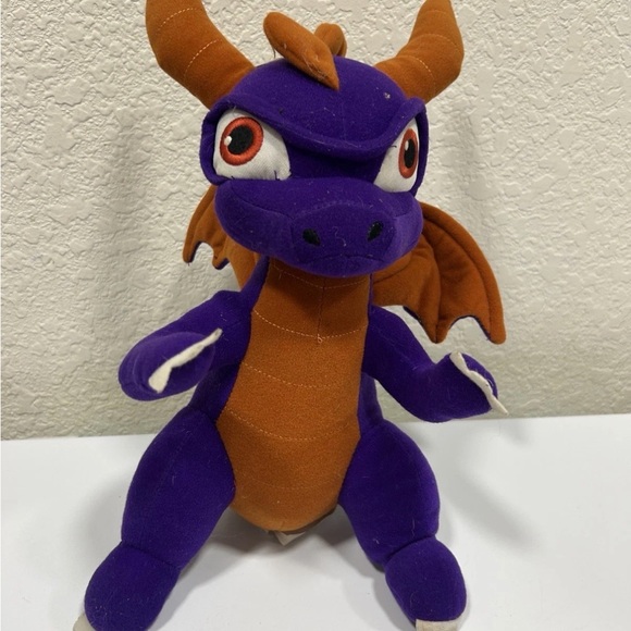 Toys | Spyro The Dragon Skylanders Giant Plush Purple Dragon Stuffed ...